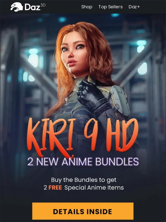 Daz 3d Kiri 9 Hd 2 New Anime Bundles Milled
