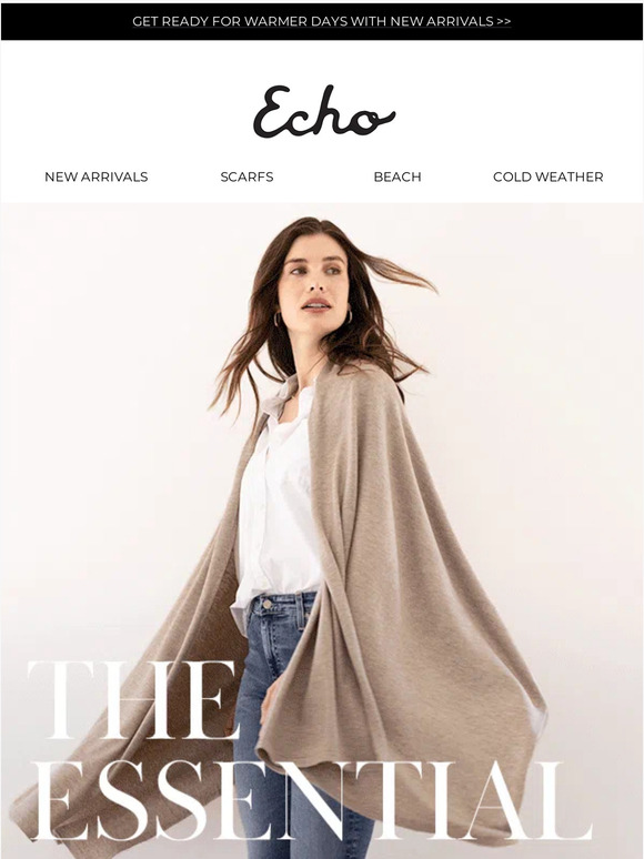 Echo Design: Meet our NEW “always-on” travel wrap | Milled