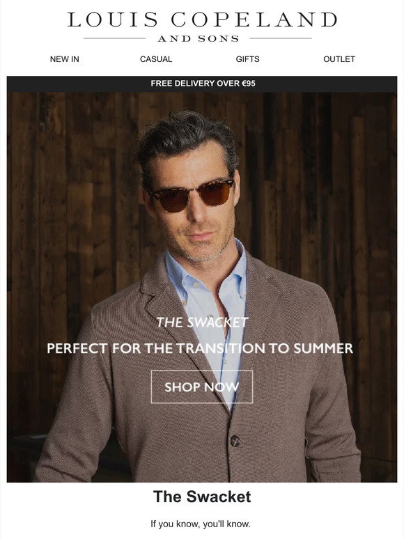 Louis Copeland: What is a Swacket & How to Style it | Milled