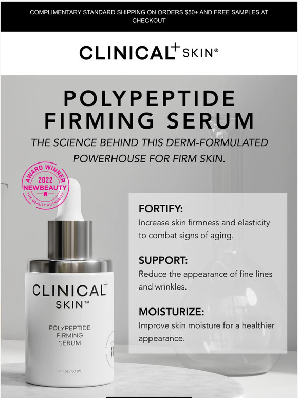 Clinical Skin: This Ingredient Unlocks Firmer Skin | Milled