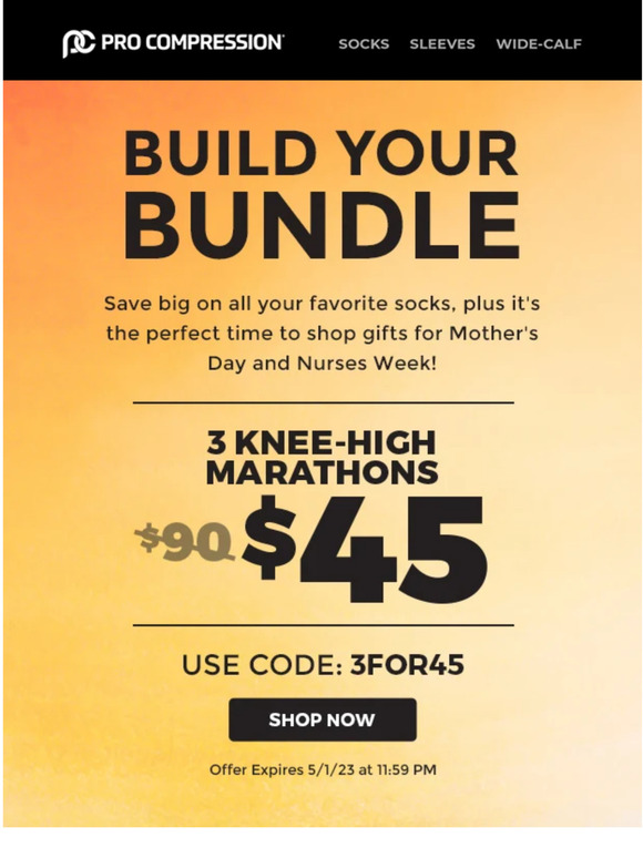 PRO Compression: 🚨 Ready... Set... SAVE! Mix & Match Your Favorites Now ...