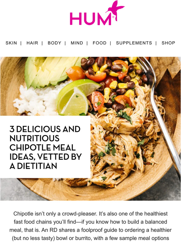 HUM Nutrition: How to order at Chipotle like an RD 🌯 | Milled