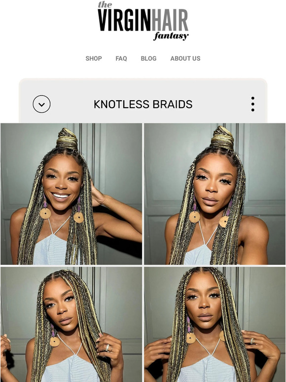 Virgin Hair Fantasy: The Foxy Braids has arrived | Milled