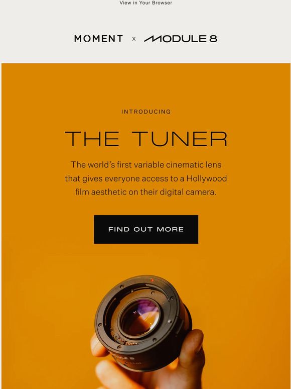 Moment: Introducing: The Tuner by Module 8 | Milled