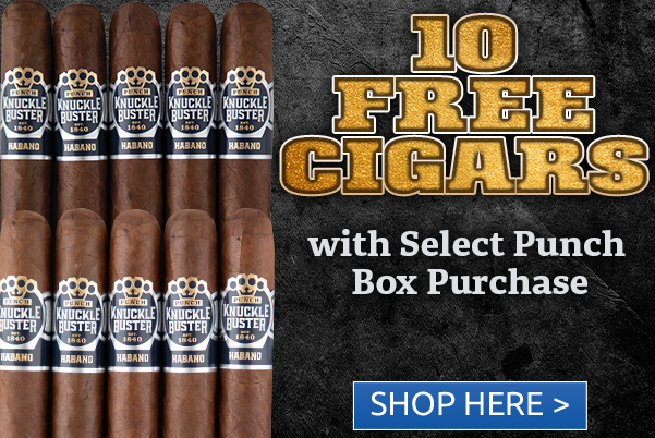Best Cigar Prices: 👊 10 Free Cigars with Select Punch Boxes 👊 | Milled