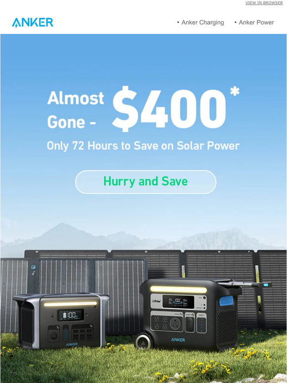 Anker: Only 72 Hours Left ⏱ Save Up to $400 | Milled