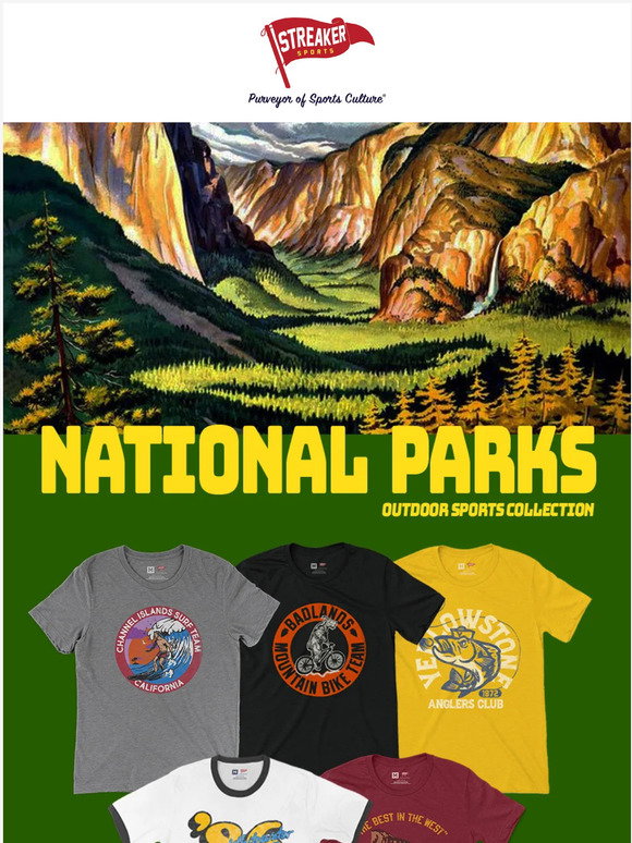 Streaker Sports: Our National Parks Collection is Here | Milled