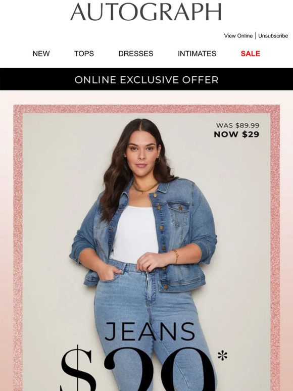 Autograph Fashion: The Perfect Jeans DO EXIST 😍 NOW $29 Was $89.99 | Milled