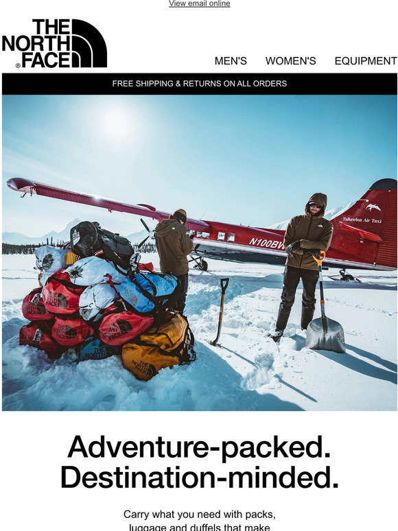 The North Face: Packs, luggage and duffels for every destination. | Milled