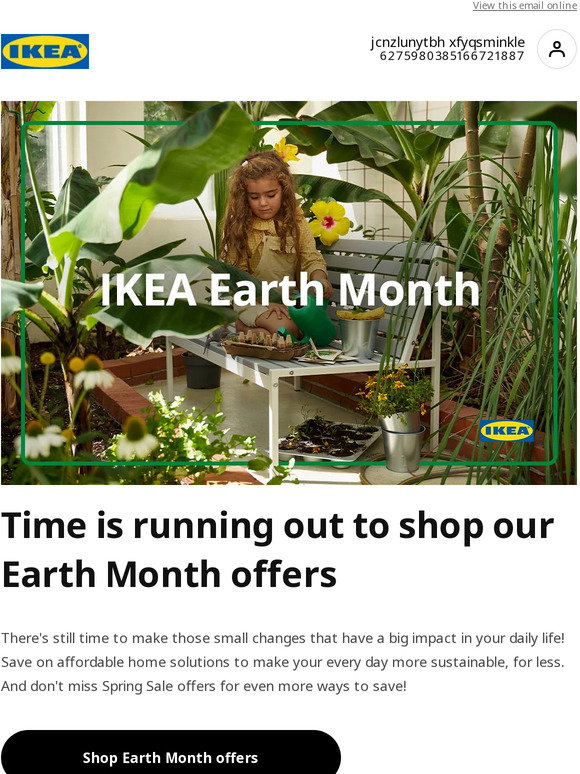 IKEA: There’s still time! Shop Earth Month offers today. | Milled