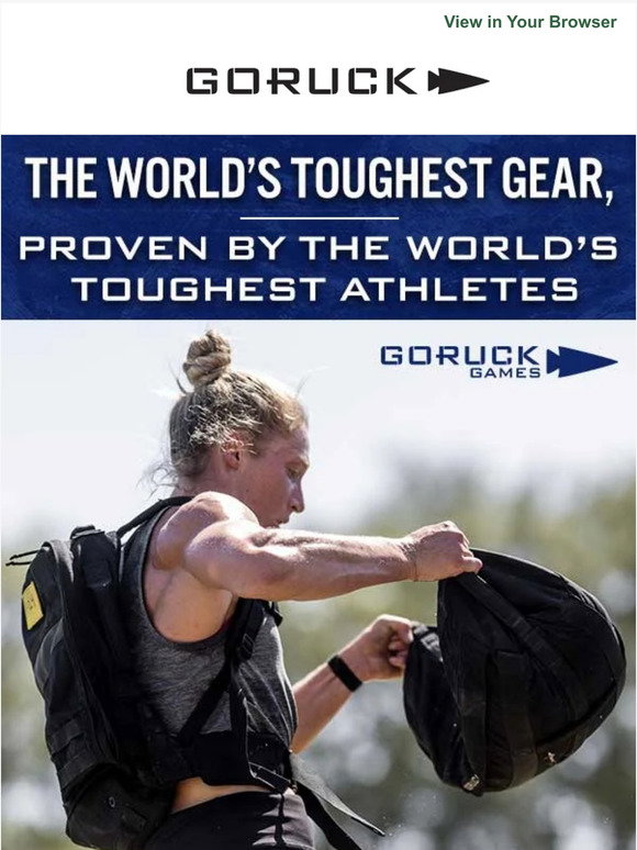 GORUCK: Gear Tested & Proven by GORUCK Games Athletes | Milled