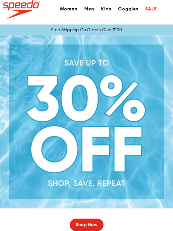 Speedo: Take up to 30% off your next order! | Milled