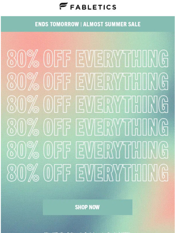 Fabletics: ⚠️ ENDING SOON: Almost Summer Sale | Milled