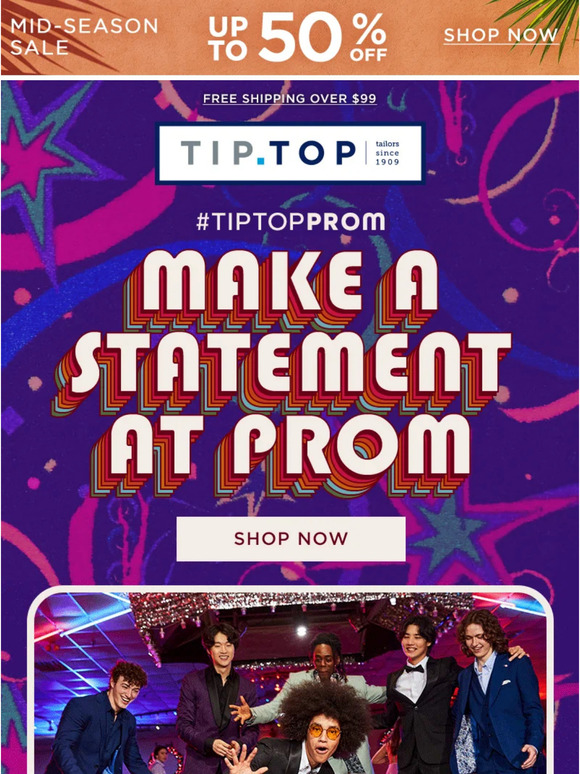 Tip Top Tailors: Milled, Get Ready For Prom With Tip Top | Milled