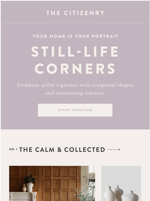 The Citizenry: Style Edit: Still-Life Corners | Milled