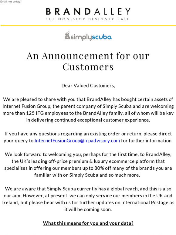 Simply Scuba: An important update from Simply Scuba | Milled