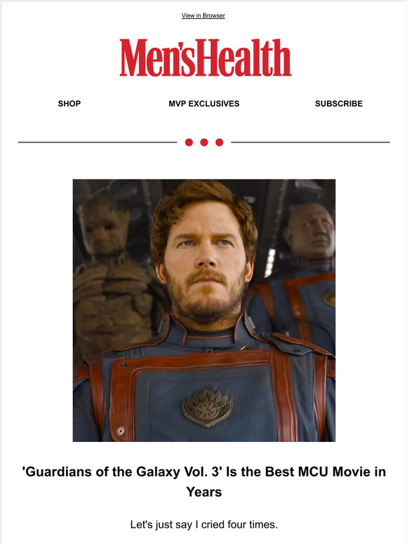 Men'sHealth: “Guardians of the Galaxy Vol. 3” Is the Best MCU Movie in ...