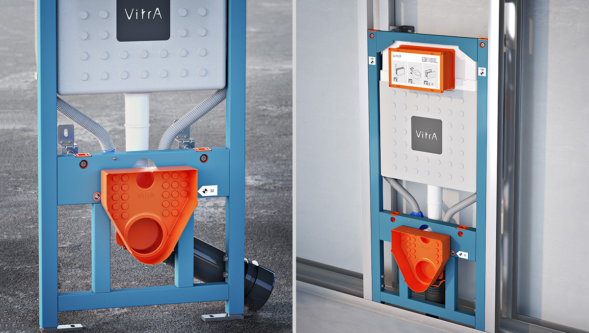 Megabad: Vitra V-Fix: Clevere Montage-Lösungen | Milled