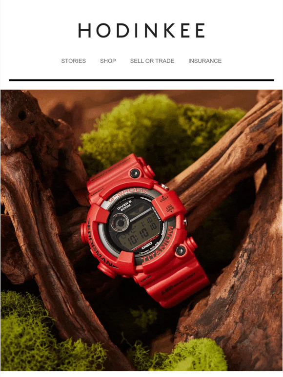 Hodinkee: Available Now: Two New Frogman Watches From G-SHOCK | Milled