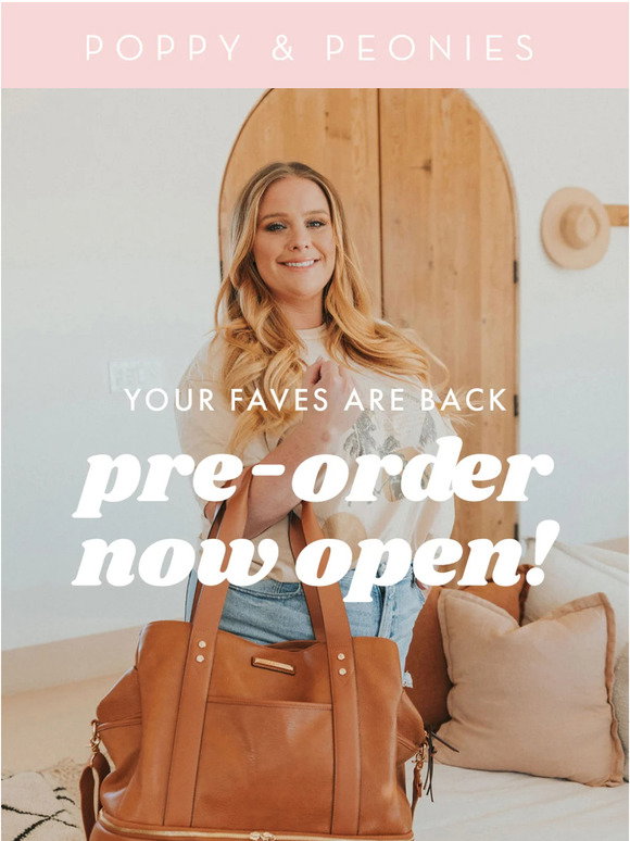 Poppy & Peonies: Pre-order now OPEN | Milled