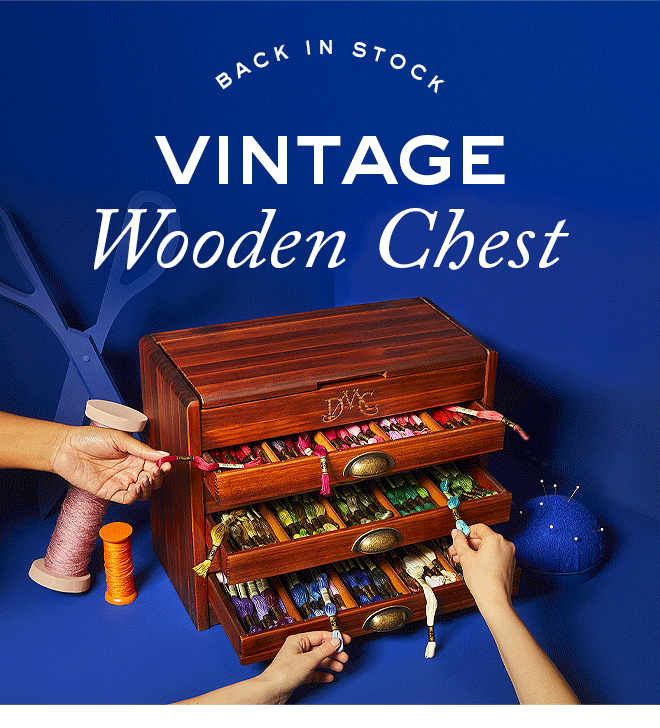 DMC: Now Back In Stock - DMC Vintage Wooden Chest | Milled