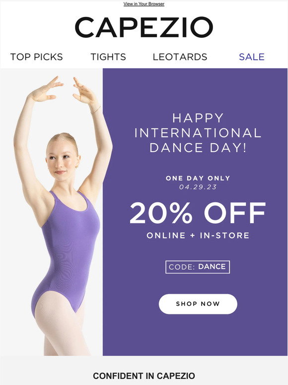 Capezio: 20% OFF IN-STORE & ONLINE!🪩 | Milled