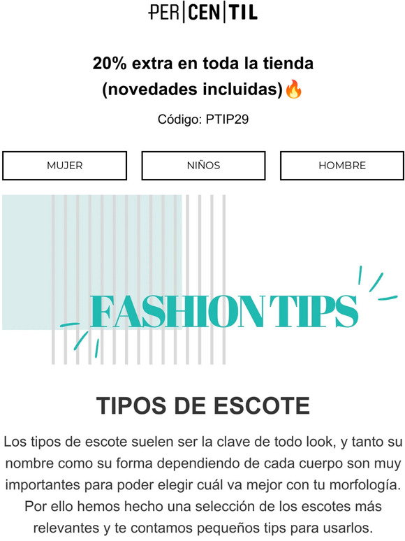 Percentil Tips Tipos De Escote 😍 Milled