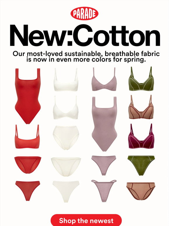 Parade: New:Cotton 🤝 New colors | Milled
