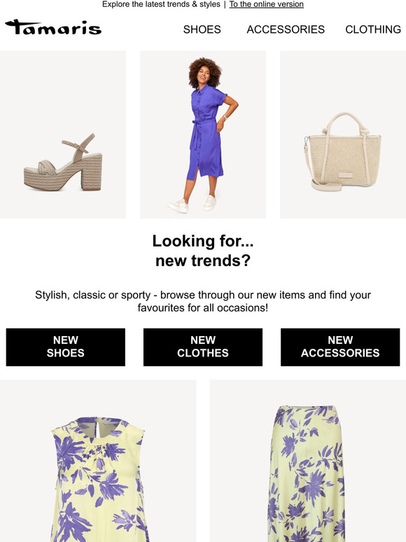 Tamaris: Check out our new spring products now! | Milled