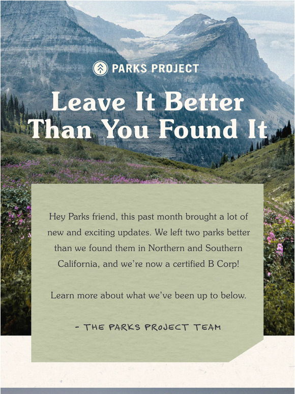 Parks Project: Parks Project News v02 | Milled