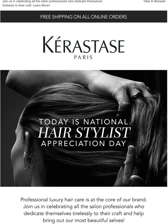 Kérastase: Today is National Hair Stylist Appreciation Day | Milled