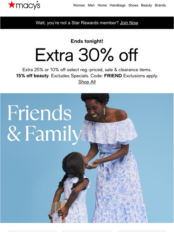 Macy's: Last day! Get an extra 30% off before it’s too late | Milled