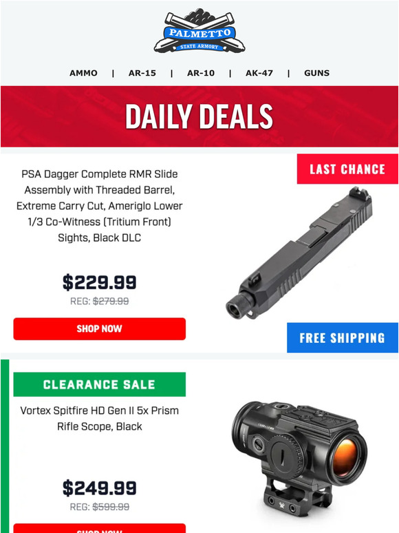 Palmetto State Armory: This Deal's A Scorcher! 🔥 | Vortex Spitfire Gen ...