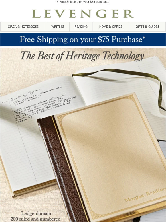 Levenger: Choose a Journal That Brings You Joy. | Milled