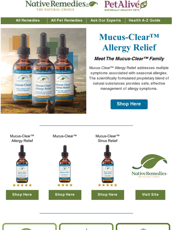 Native Remedies: Meet The Mucus-Clear™ Family > | Milled