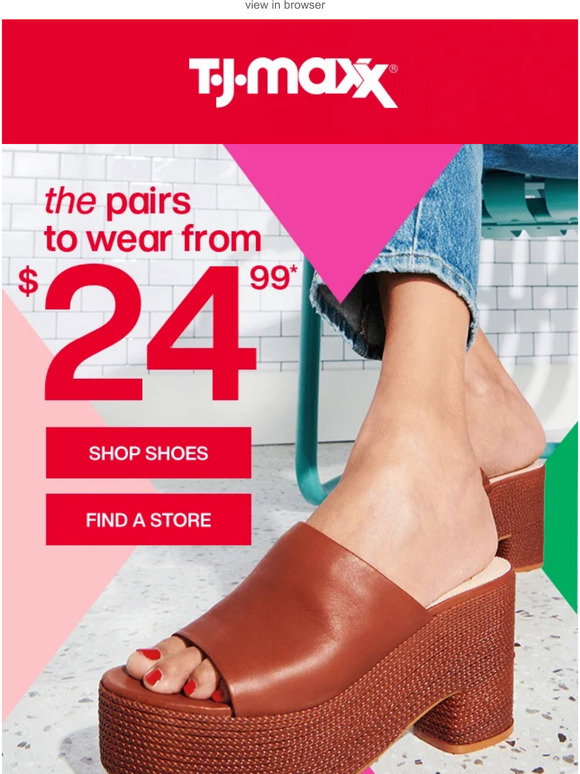 TJ Maxx: Shoes you NEED from $24.99* | Milled