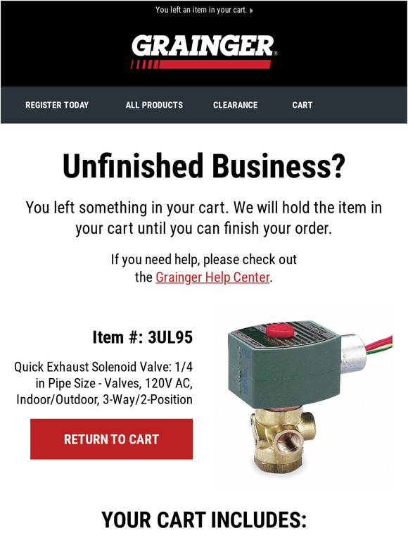 Grainger Email Newsletters: Shop Sales, Discounts, and Coupon Codes