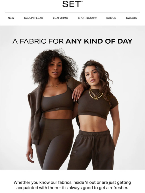SET Active: THE PERFECT FABRIC FOR YOU | Milled