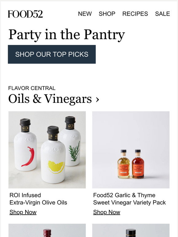 Food52: Top-shelf pantry picks that make great gifts. | Milled