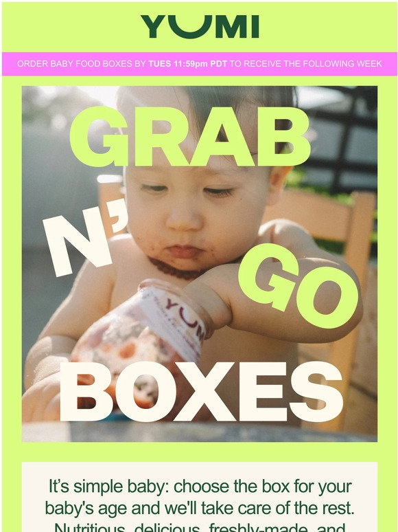 Yumi: Feeding your baby is easier than ever! | Milled