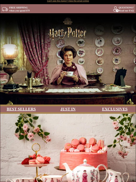 Harry Potter Shop: Afternoon Tea with Professor Umbridge ☕ | Milled