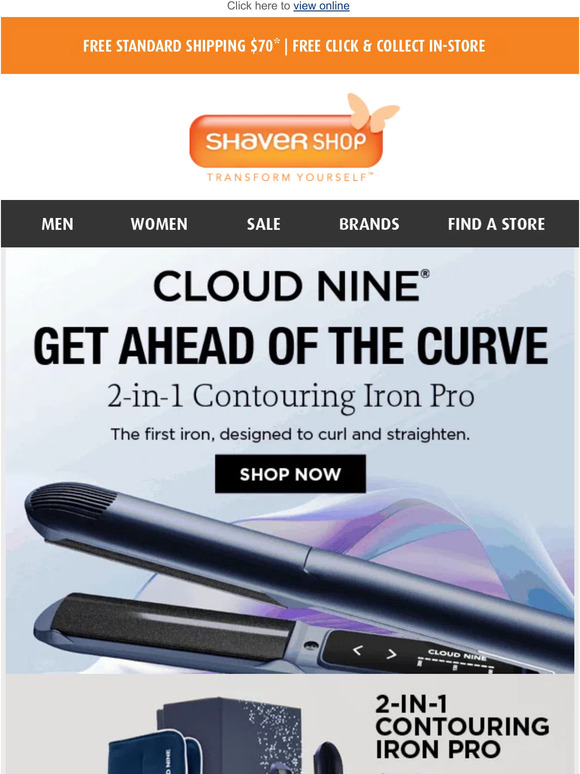 Shaver Shop (AU): 🤩 Introducing the NEW 2-in-1 Contouring Iron Pro From CLOUD NINE! 🤩 | Milled