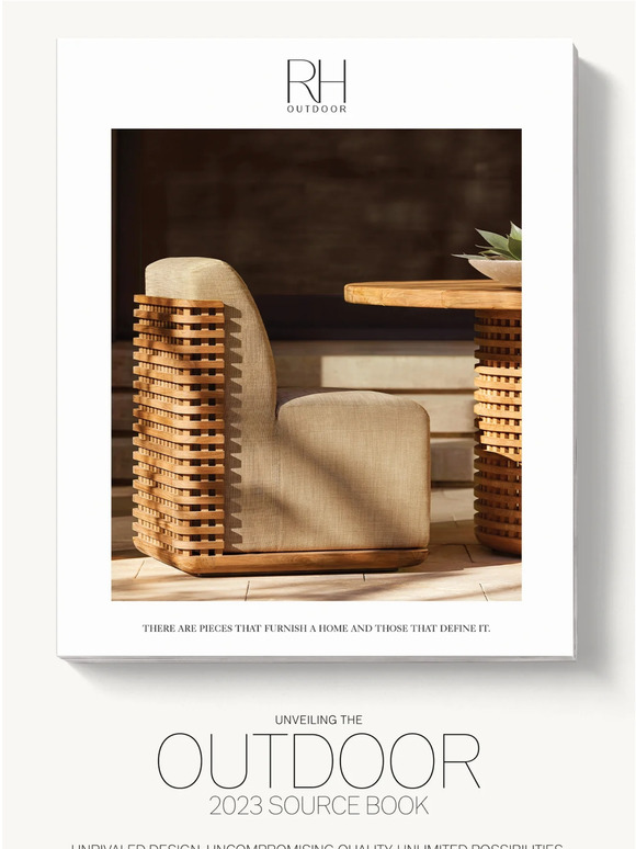 Restoration Hardware: Introducing Our Outdoor 2023 Collections ...