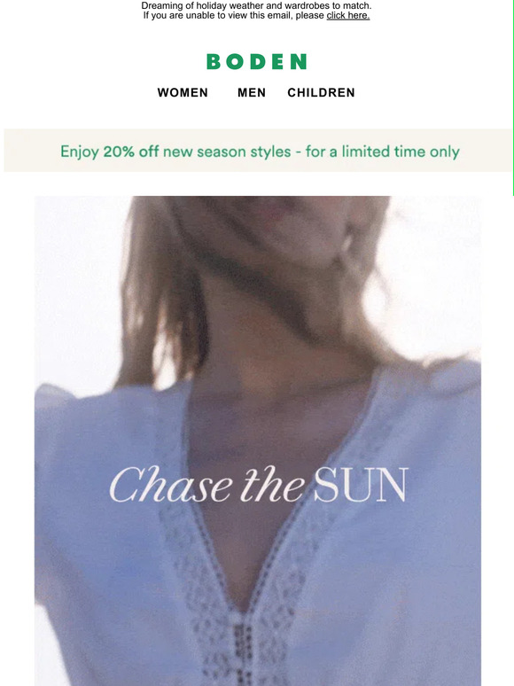 Boden: NEW suitcase-ready styles are here ☀️ | Milled