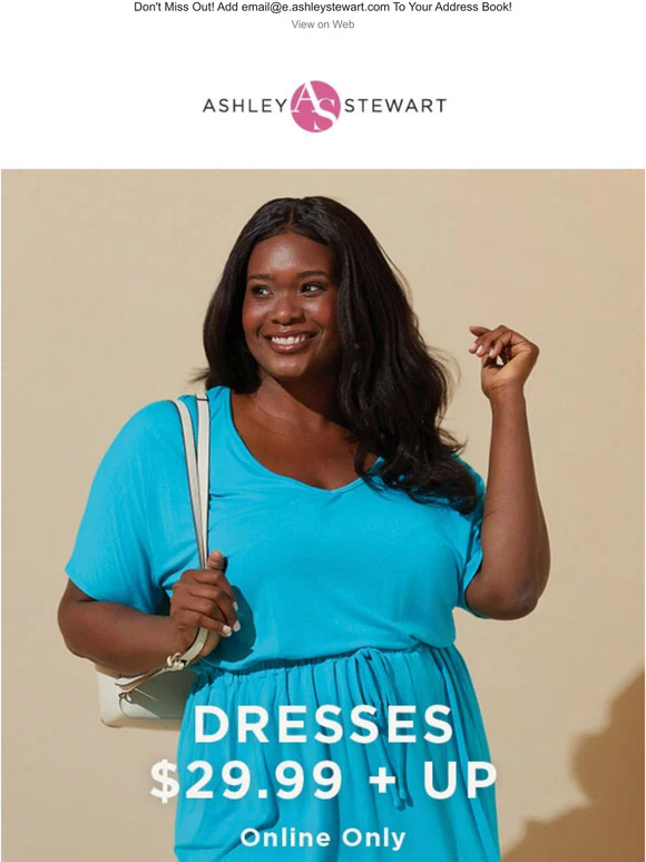 Ashley Stewart: Stock Up on Summer Dresses - starting at $29.99 | Milled