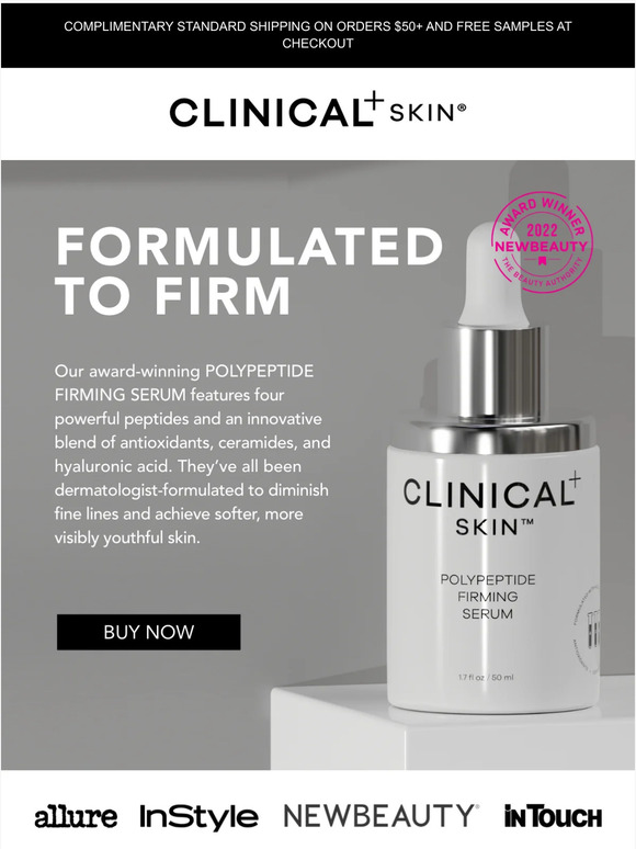 Clinical Skin: Formulated to Effectively Firm Skin | Milled