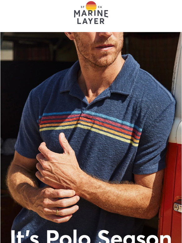 Marine Layer: New polos are here, folks. | Milled
