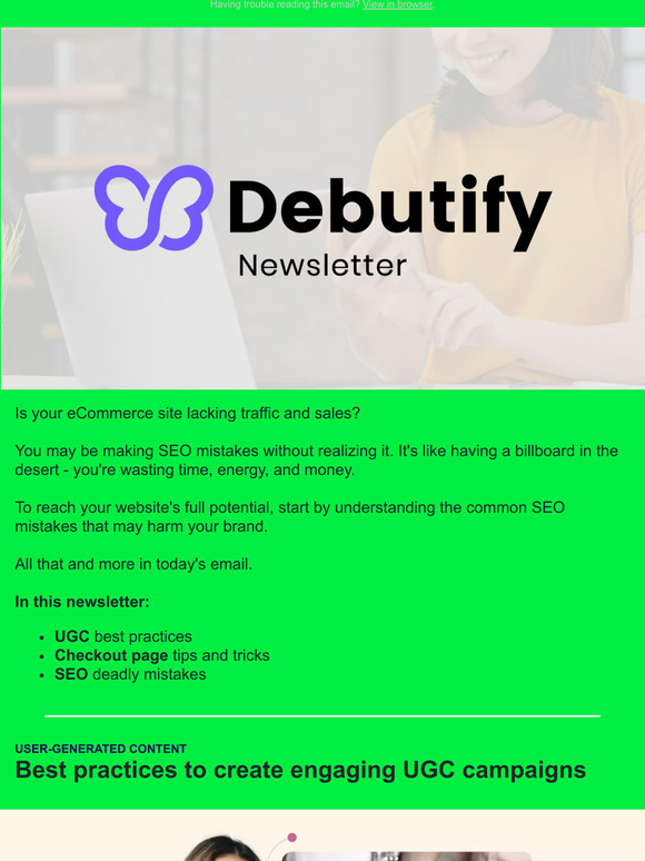 Debutify: High-converting checkout page, Engaging UGC Campaigns, and ...