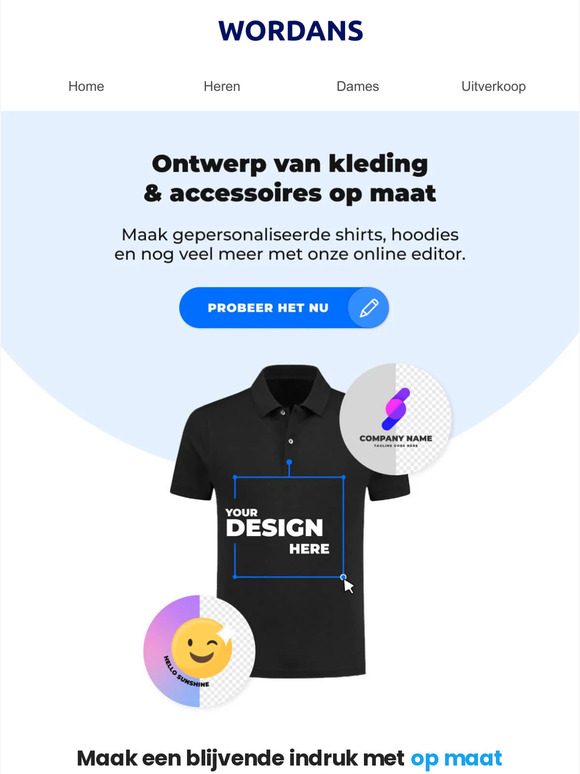 Wordans: Creëer je eigen stijl - Personaliseer met Wordans. | Milled