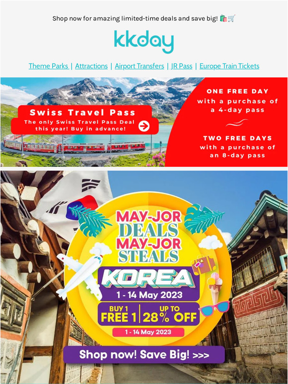 KKday: Korea Buy 1 FREE 1 Steals Now Available 🇰🇷 | Milled